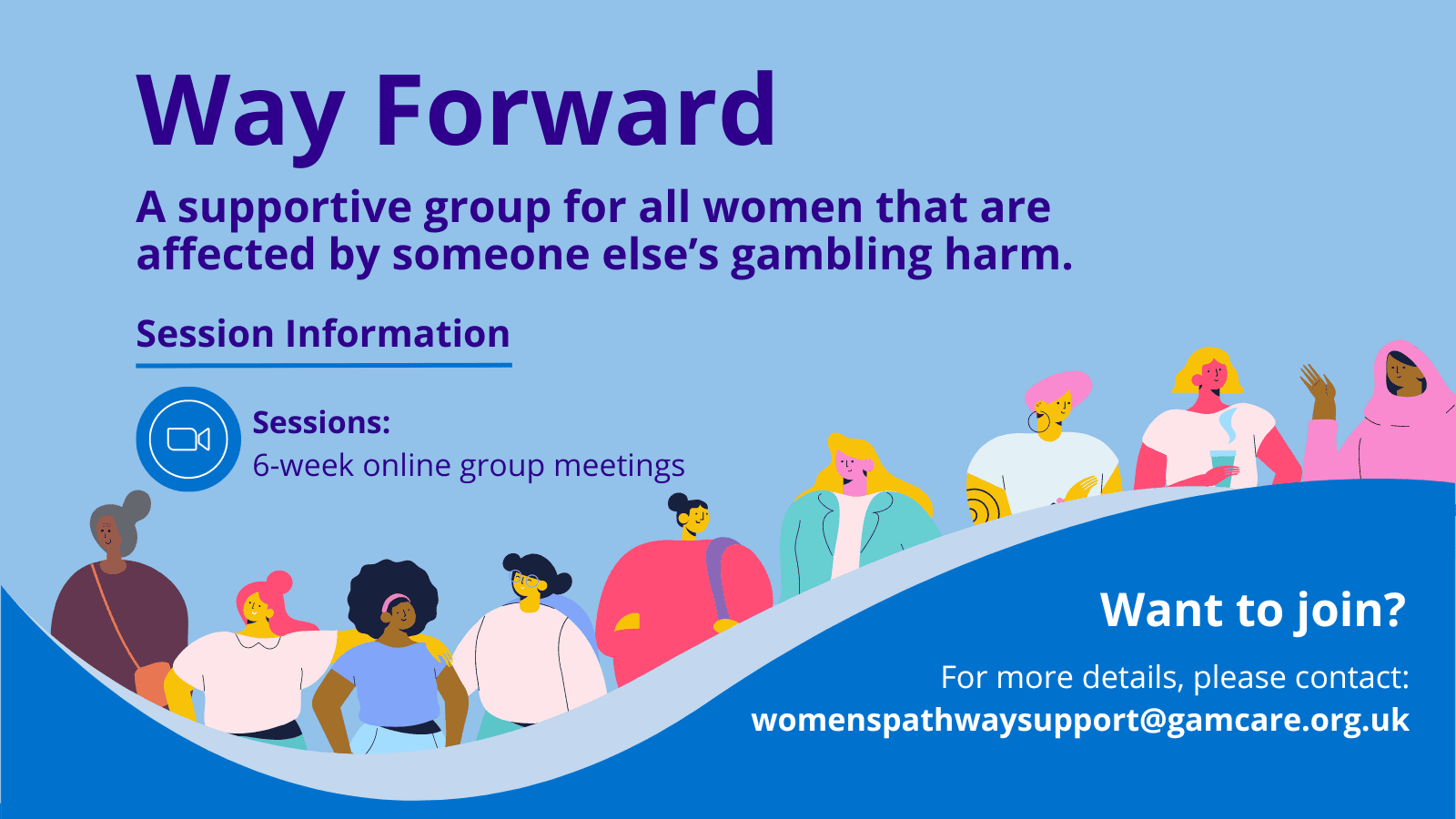 Way Forward: Virtual Support Group for Women - GamCare
